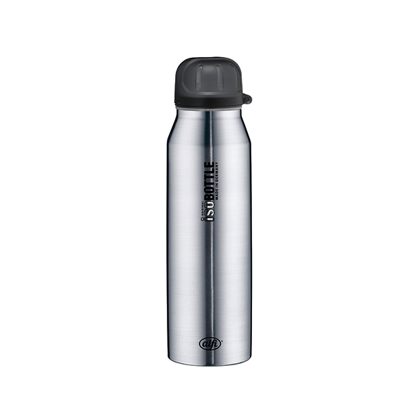 isoBottle 真空保溫瓶 銀光極簡 不銹鋼 500 ml-真空保溫瓶．隨行瓶．真空保溫杯-百年德國 alfi- 歐洲第一保溫名品